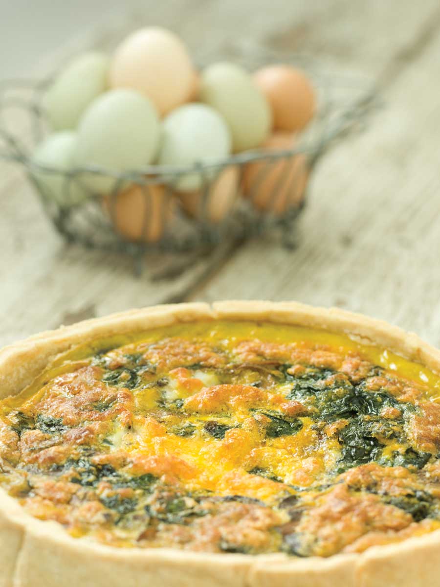 Easy Spring Quiche - Mother Earth Living
